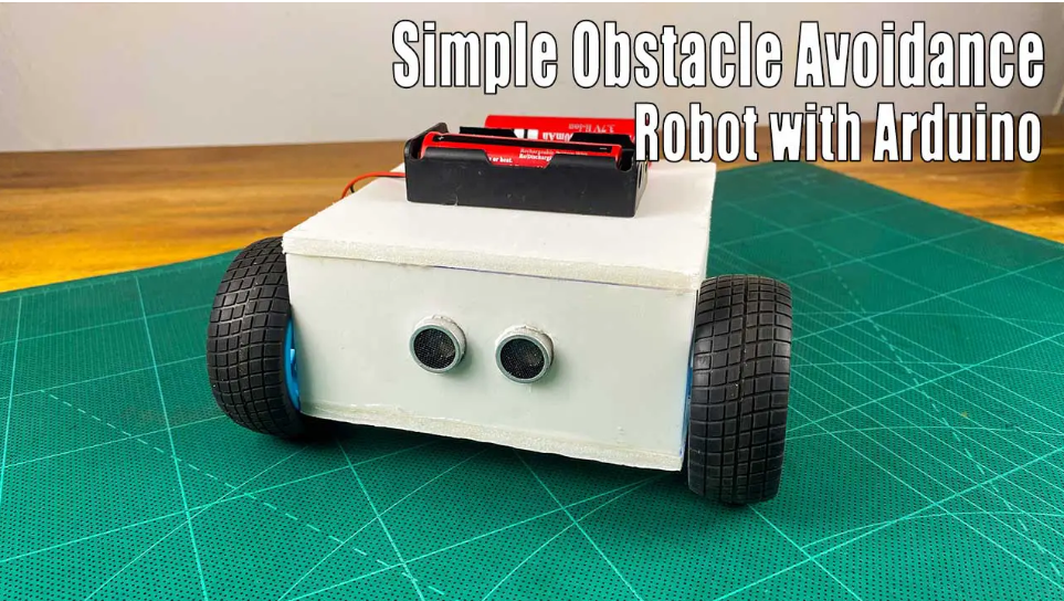 How to make a simple Obstacle avoiding robot without a servo motor: Obstacle avoiding robot ...